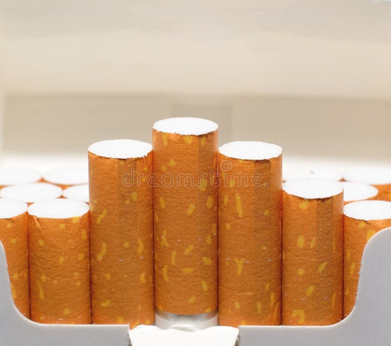Cigarette pack stock image. Image of habit, cigarettes - 29389535