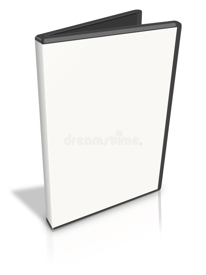 Open White DVD Case stock illustration. Illustration of disk - 82373119