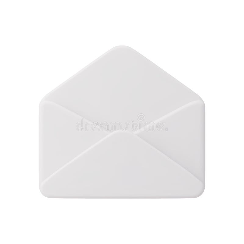 White Open Envelope Paper Message Stock Illustrations – 17,917 White ...
