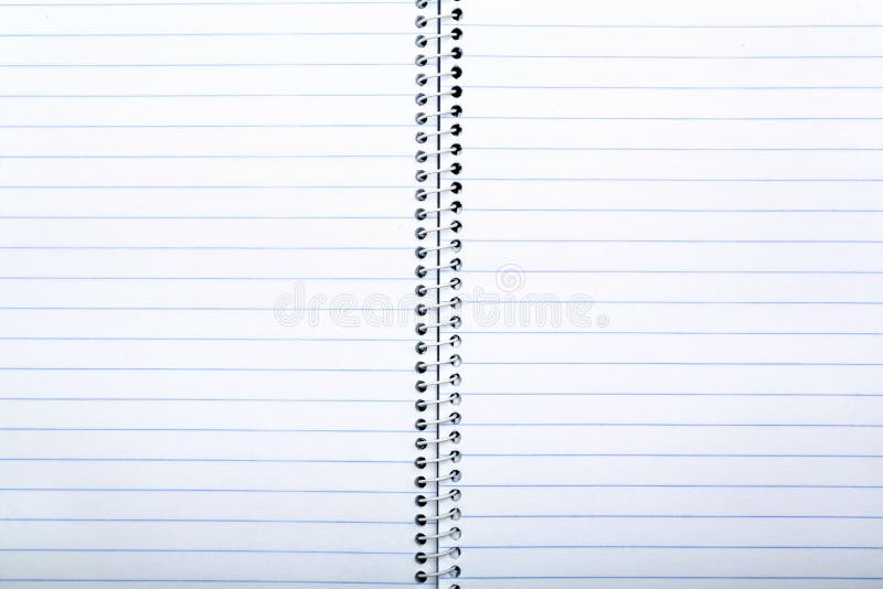 Open white notebook stock photo. Image of notebook, diary - 113578698