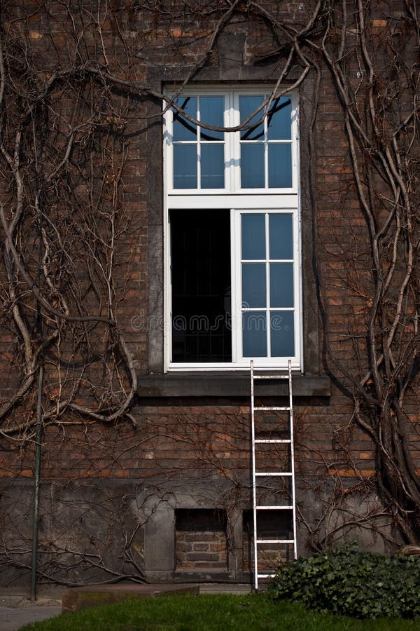 Open window stock image. Image of detail, urban, faacde - 1492155
