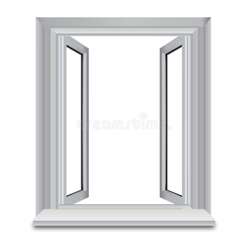 Open window stock illustration. Illustration of windows - 20091454