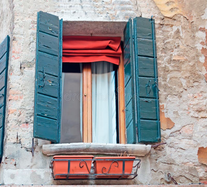 Old open window stock photo. Image of artistic, estate - 38026334