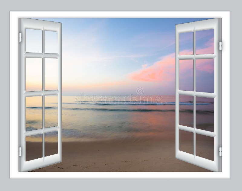 Open window cloud sun stock image. Image of building - 130687391