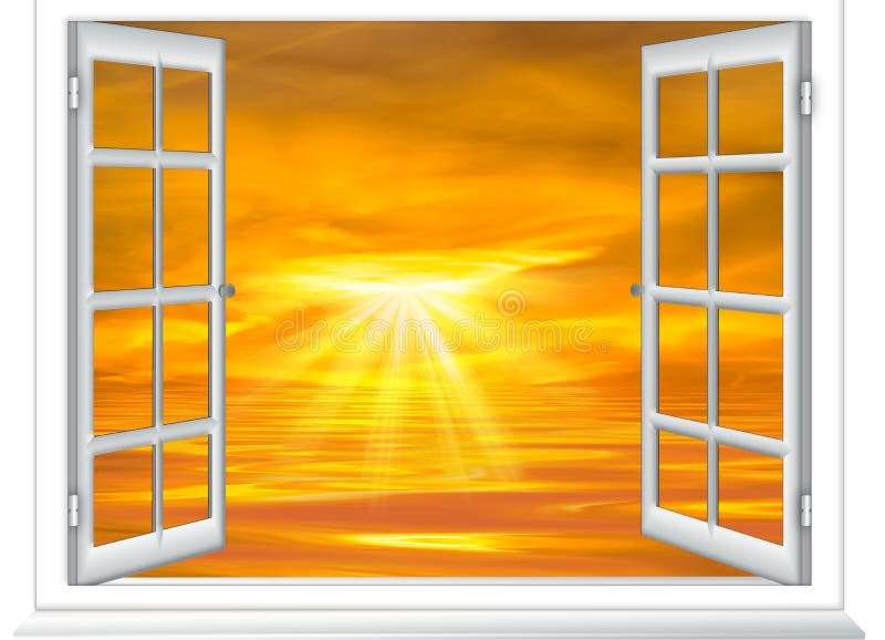 Open window cloud sun stock photo. Image of morning, design - 74326950