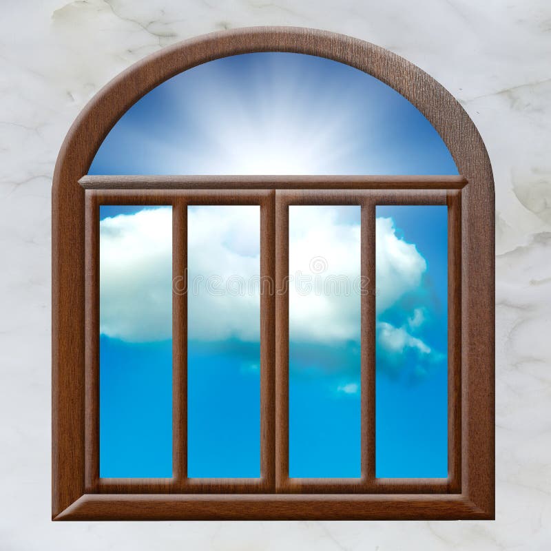 Open window cloud sun stock image. Image of inside, object - 75629191