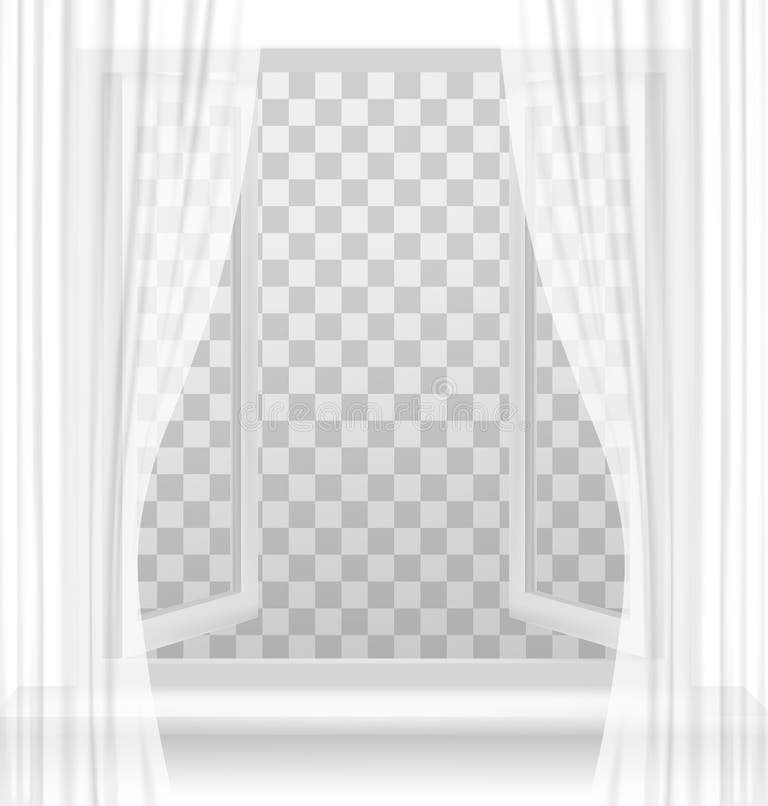 Open Window Curtains Transparent Background Stock Illustrations – 661 ...