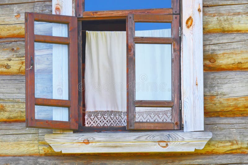 Open window stock image. Image of brown, facade, european - 38753385