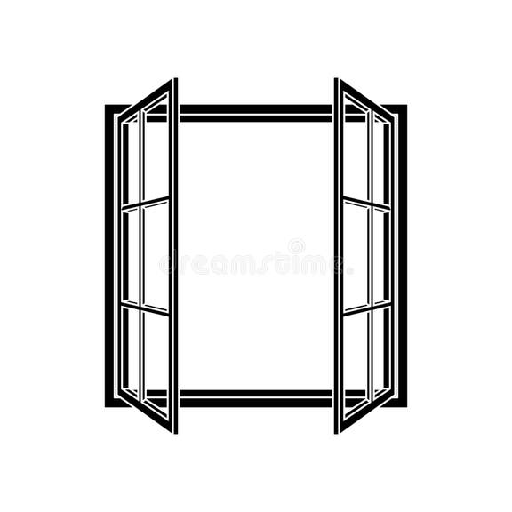 Open Window Outline Stock Illustrations – 5,334 Open Window Outline ...