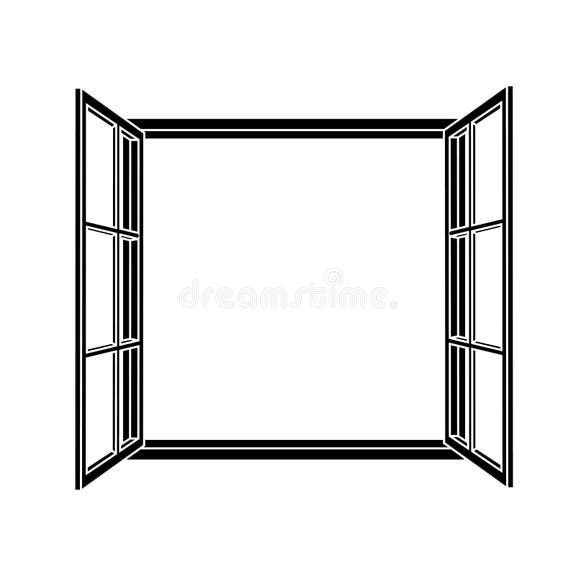 Open Window Outline Stock Illustrations – 7,782 Open Window Outline ...
