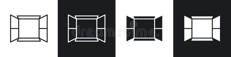 Open Window Icon Stock Illustrations – 18,455 Open Window Icon Stock ...