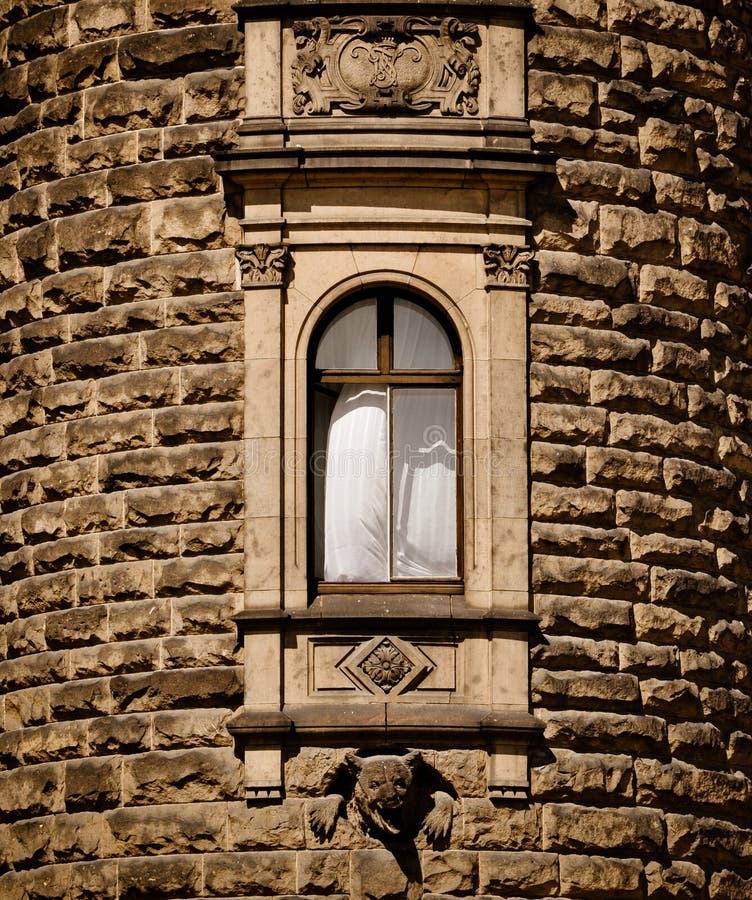 Open Window in Medieval Tower Stock Image - Image of wind, historic ...