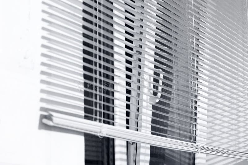 Open Window and Open Blinds Stock Photo - Image of design, pattern ...