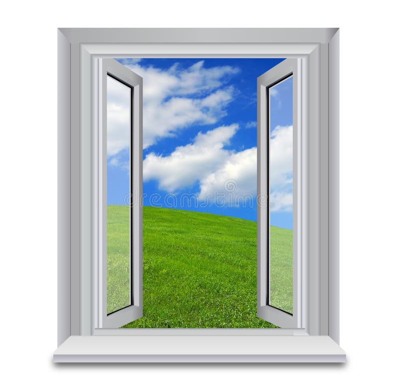 Open Window To the Blue Skies Stock Photo - Image of blue, skies: 20104824