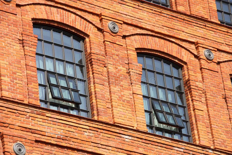 Open windows stock photo. Image of brick, living, house - 23911858