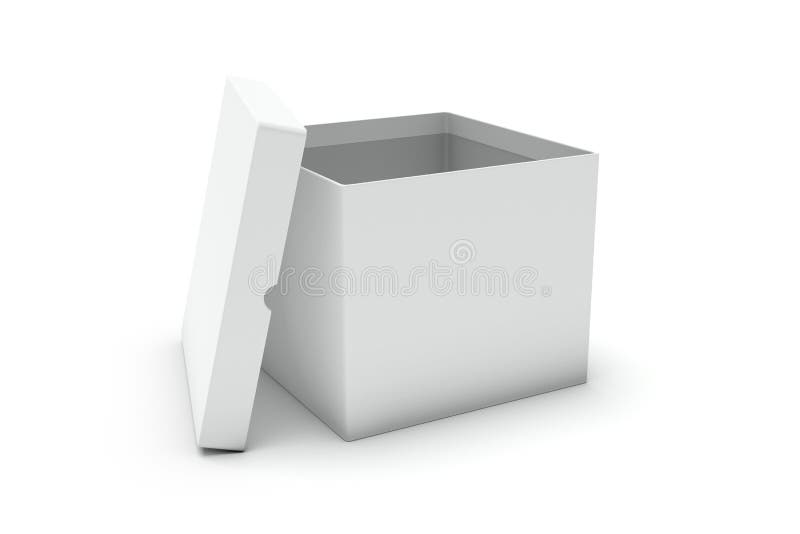 De Realistische Open Doos Van Het Karton Van Het Pakket Vector ...