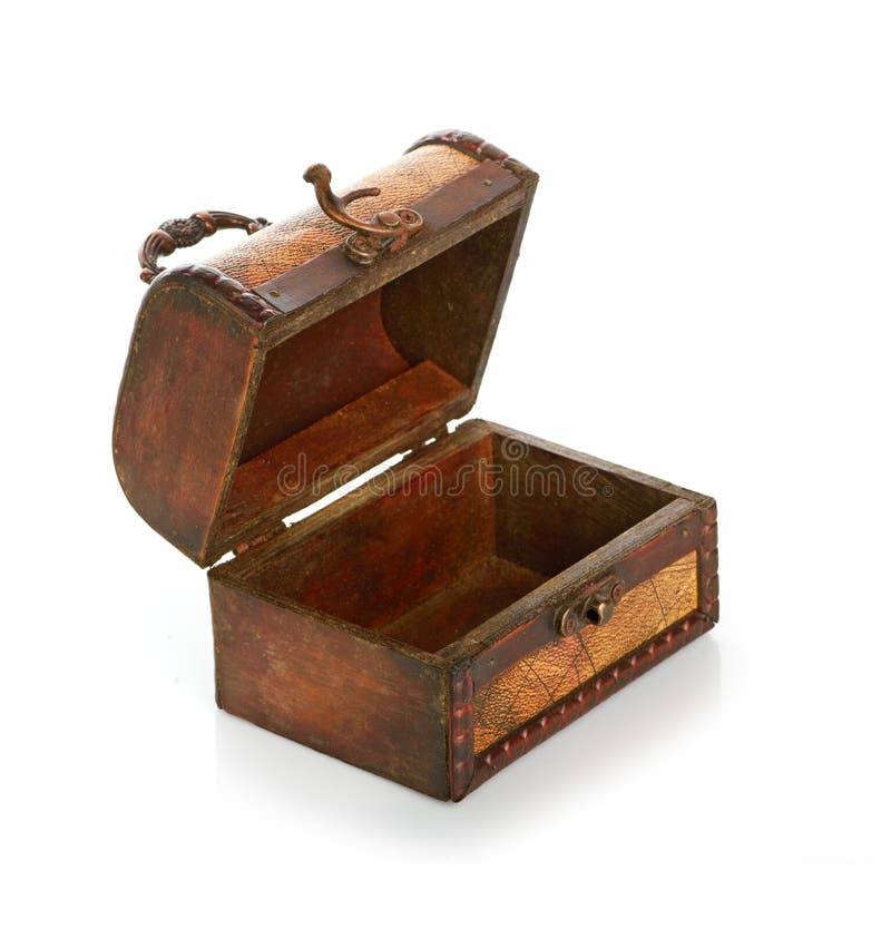 Open wooden chest stock photo. Image of finance, heritage - 27507342