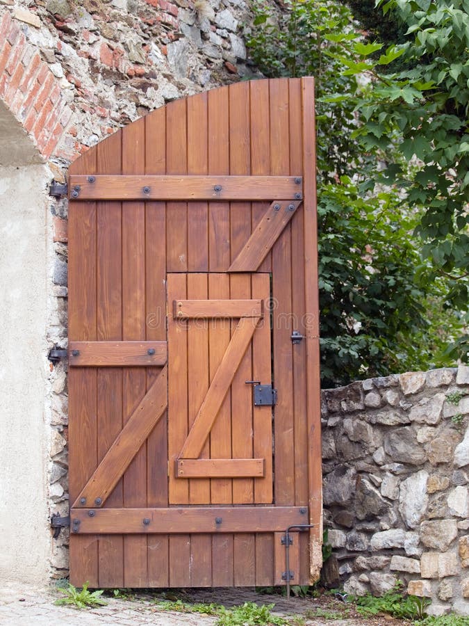 Open wooden gate stock image. Image of gate, outdoor - 22697943