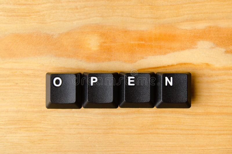 Open word stock photo. Image of typography, window, alphabet - 98421718