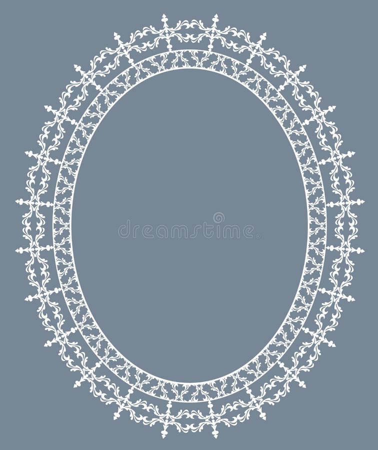 Open work frame stock vector. Illustration of silhouette - 48563667