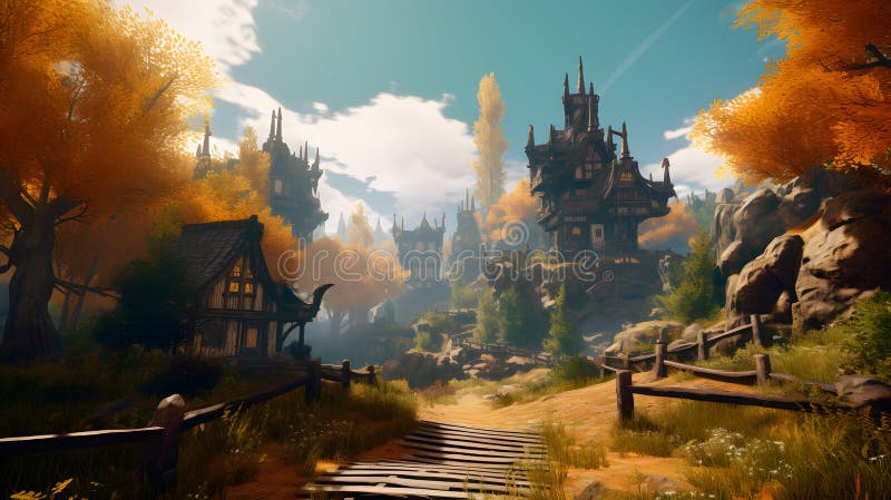 Open-world Game with a Fantasy Setting and Magical Powers Generative AI ...