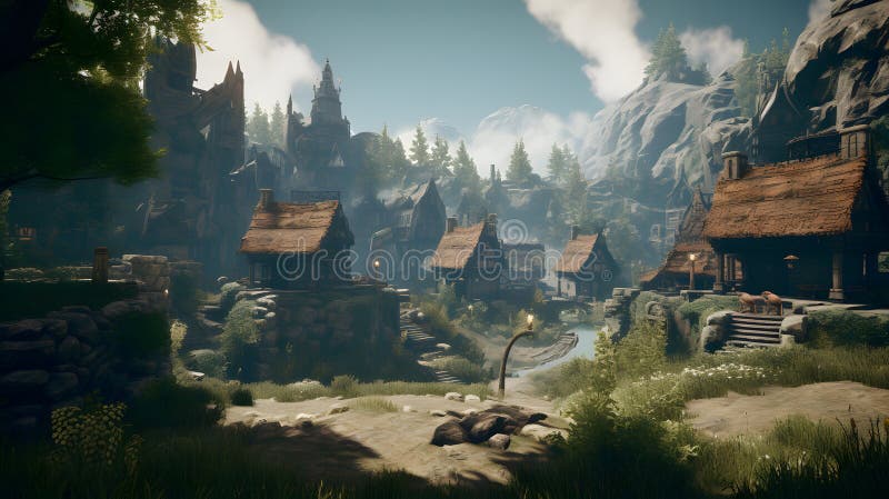 Open-world Game with a Fantasy Setting and Magical Powers Two ...