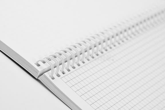 Open writing book stock image. Image of list, clean, white - 14633509