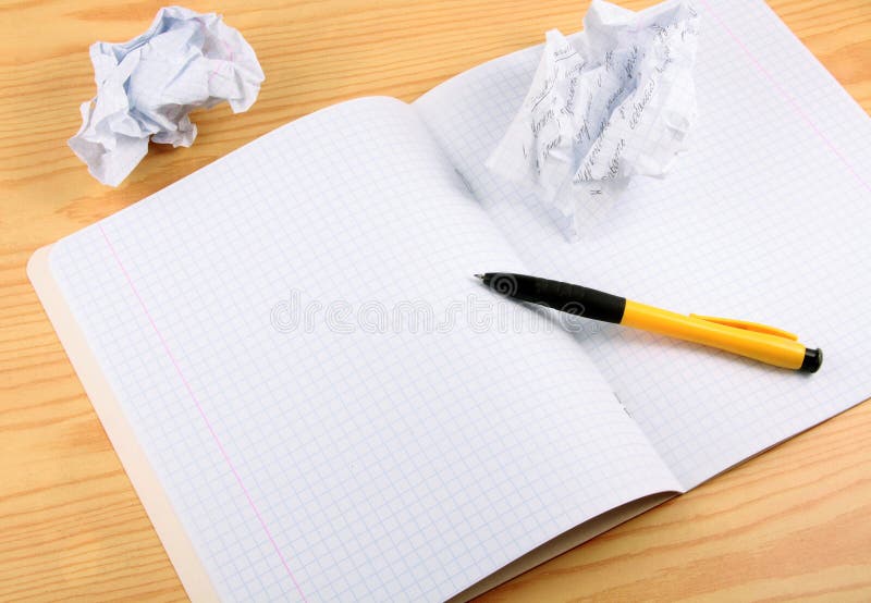 Open writingbook stock photo. Image of note, hand, document - 6092868