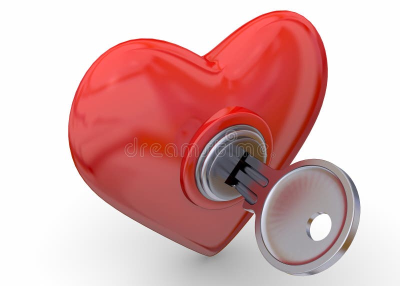 Open Your Heart - 3D stock illustration. Illustration of open - 49129107