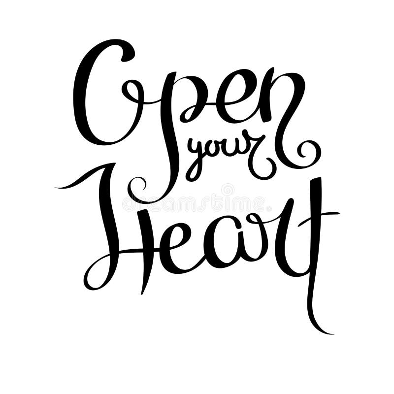 Hand Drawn Vector Lettering Phrase Modern Motivating Calligraphy Decor