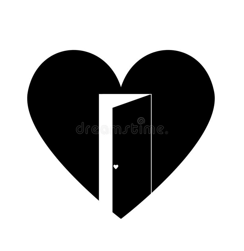 Heart Open Door Stock Illustrations – 1,965 Heart Open Door Stock ...