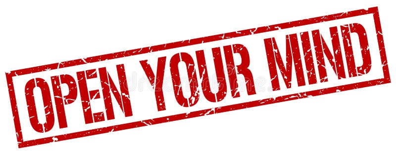 Open Your Mind Square Stamp Stock Illustrations – 58 Open Your Mind ...