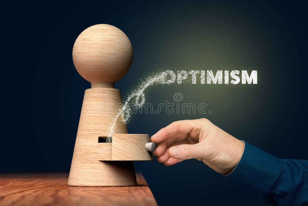 Open Your Mind To Be Optimistic Stock Photo - Image of goal, concept ...