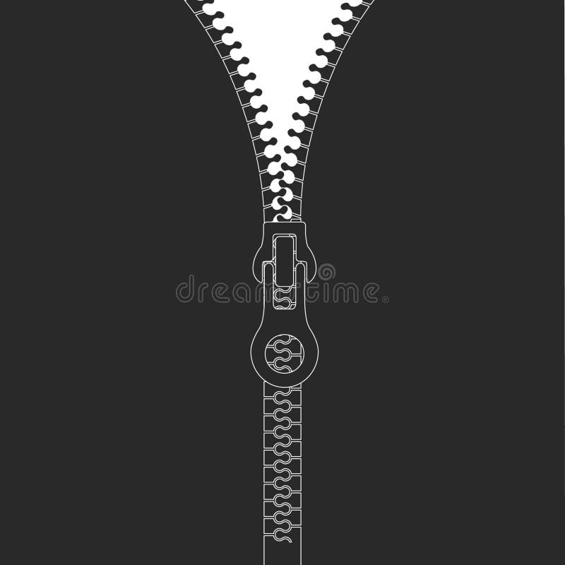 Zipper Half Open Stock Illustrations – 385 Zipper Half Open Stock ...
