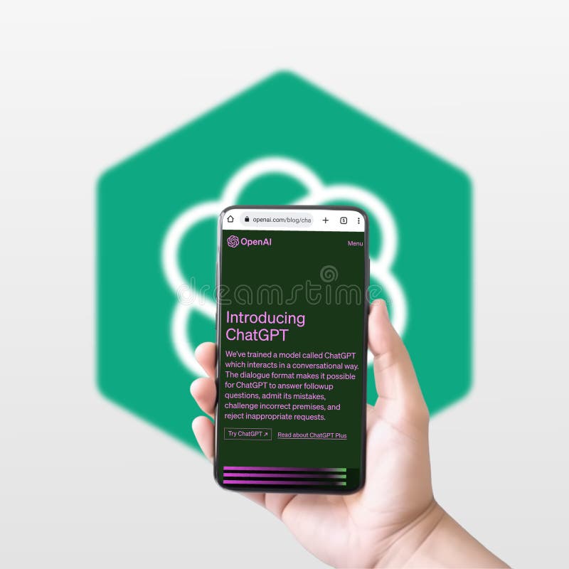 Web Page of OpenAI. Screen with ChatGPT Chat with AI or Artificial ... Web Page of OpenAI. Screen with ChatGPT Chat with AI or Artificial ...