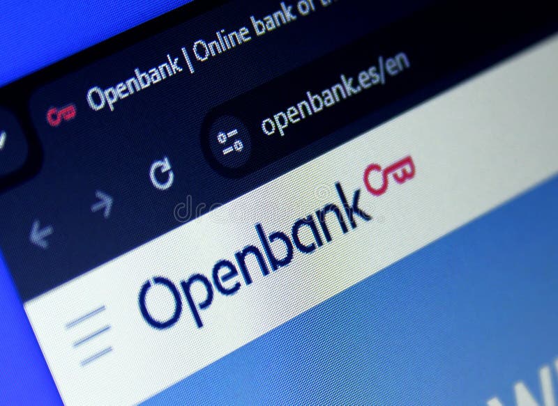 Openbank online bank editorial stock image. Image of online - 301293749