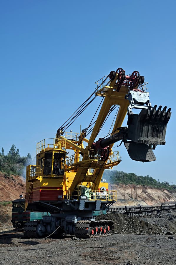 Opencast mine stock photo. Image of industry, freight - 31238534