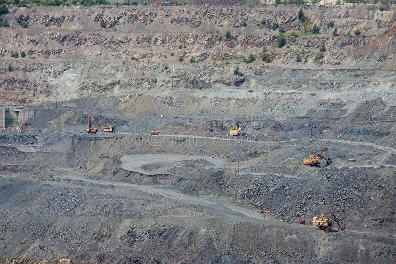 Opencast mining stock image. Image of mineral, mining - 43099409