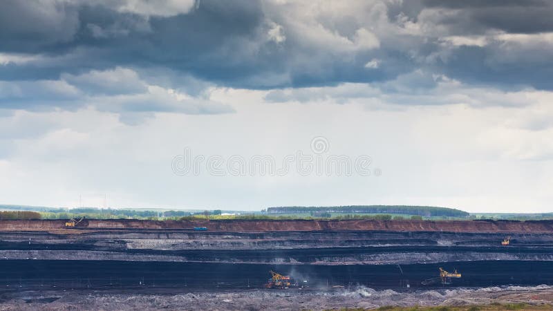 Opencast Mining, Time Lapse Stock Footage - Video of quarry, business ...