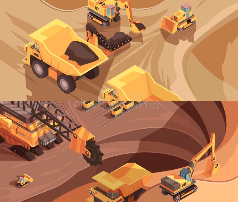 Opencast Mine Stock Illustrations – 294 Opencast Mine Stock ...