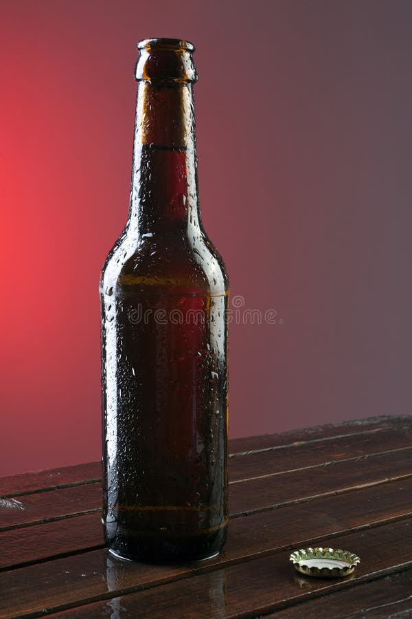 Opened beer bottle stock photo. Image of neck, bottle - 10911526