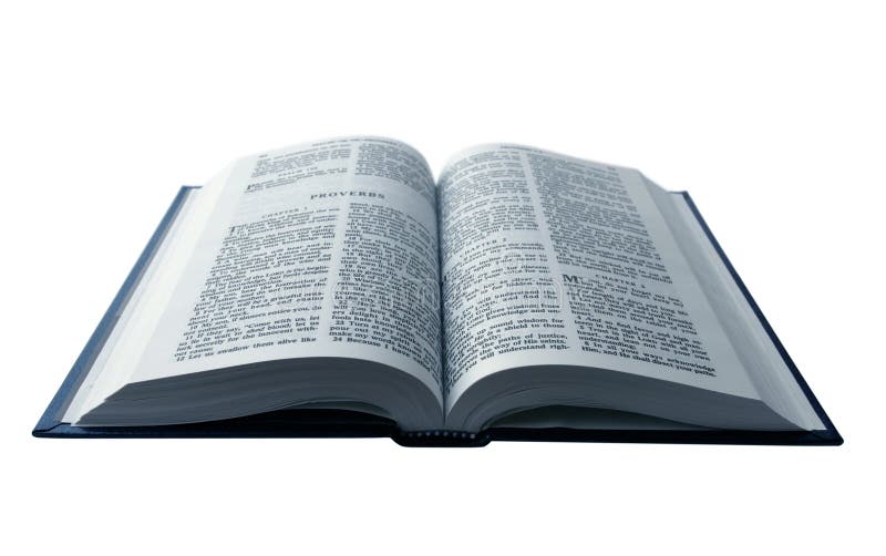 Opened Bible Stock Photo - Image: 2558970