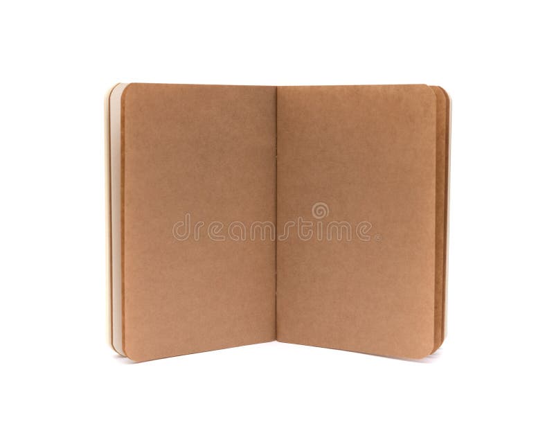 Opened Blank Note Books - Soft Pages Texture Stock Photo - Image of ...
