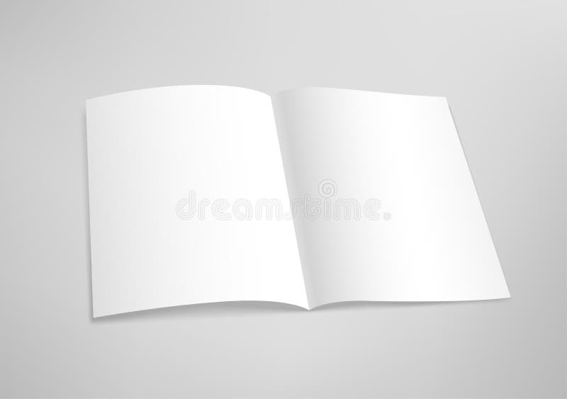 Blank book pages template stock vector. Illustration of board - 21846612