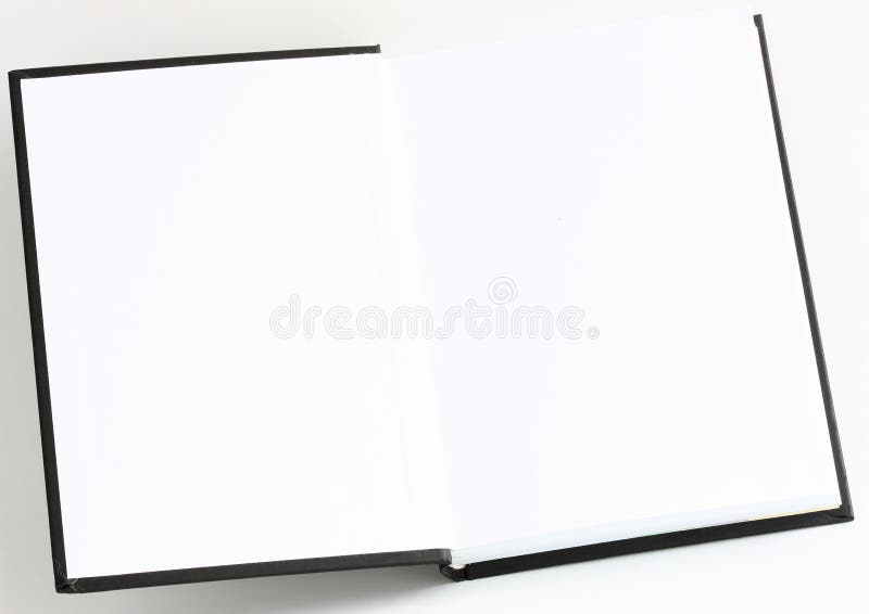 Open Book with Blank Pages. Stock Photo - Image of space, handbook: 6509188