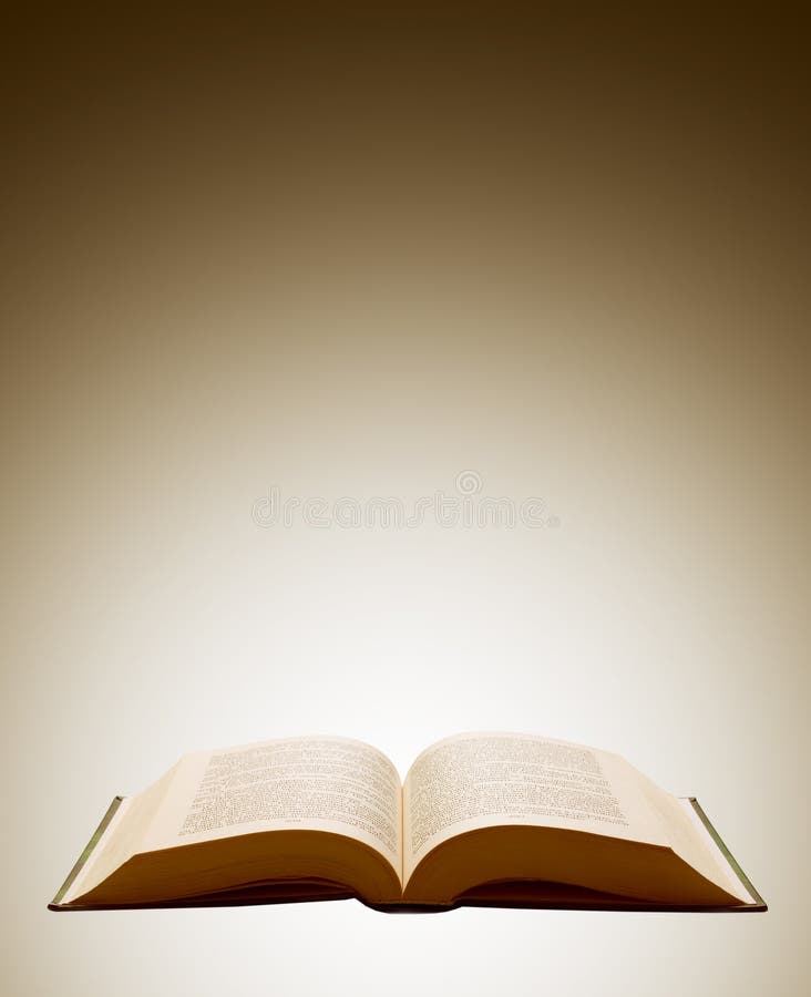 Old brown book opened stock image. Image of design, blank - 38185035