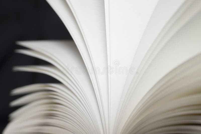 Opened Book on Black Background Stock Photo - Image of page, data: 67822376