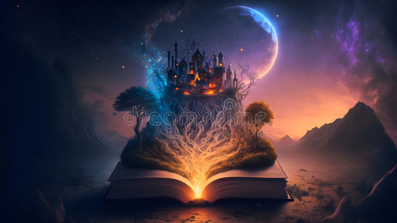 Surreal Night Island Dreamscape, Neural Network Generated Art Stock ... Surreal Night Island Dreamscape, Neural Network Generated Art Stock ...