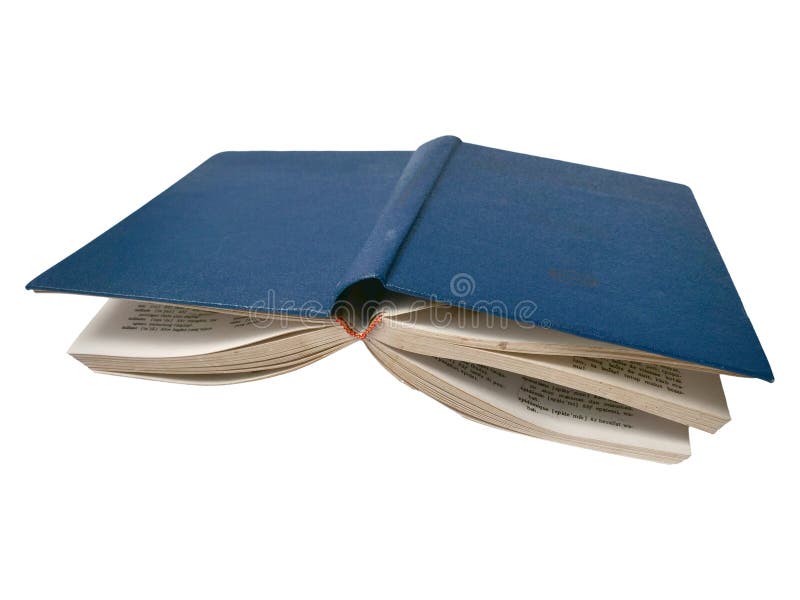 Opened Book, Cut Out Isolated Stock Image - Image of literature, blank ...