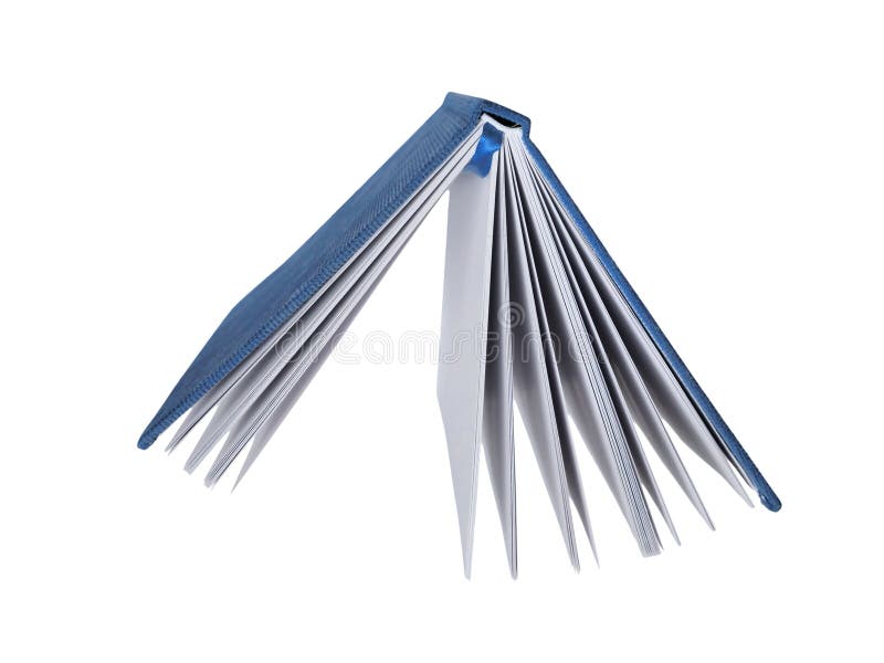 Opened Old Book Facing Down on Floor, Cut Out Isolated Stock Photo ...